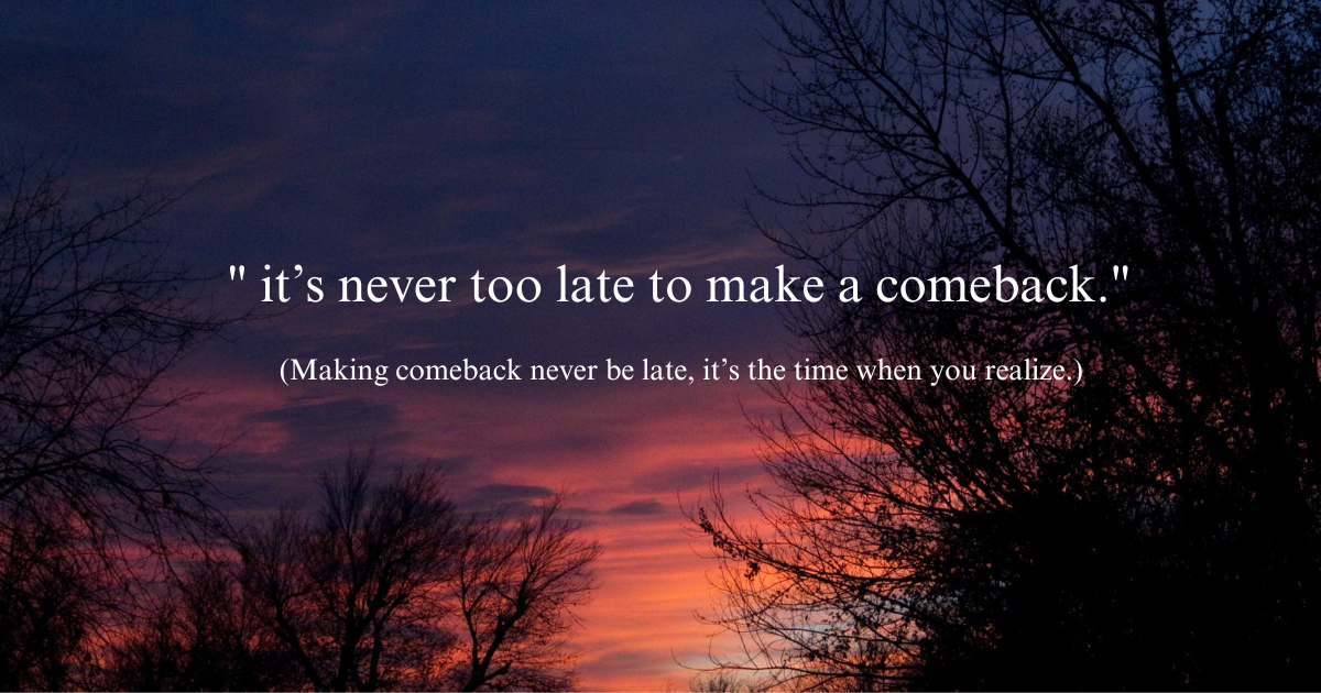 Top 21 Comeback Quotes of 2025 to Comeback stronger